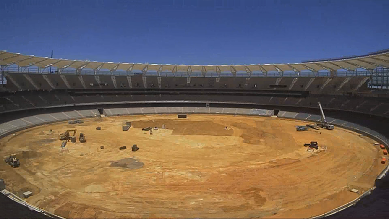 Perth Stadium timelapse | Stadia Magazine