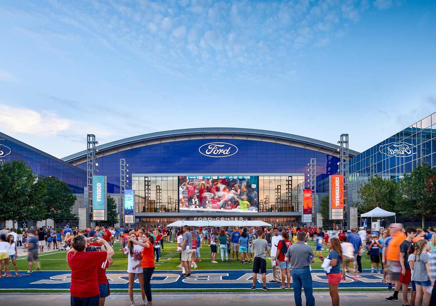 The future stadium: next-gen technology, modern locker rooms and ...