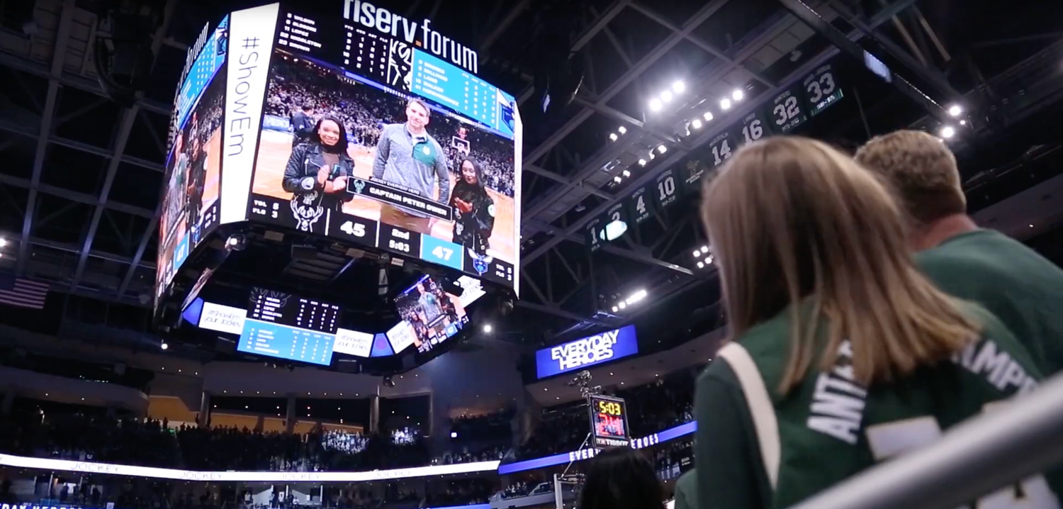 The best screen in sports? A look at Fiserv Forum’s LED display ...