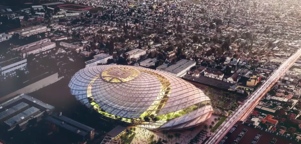 LA Clippers reveal new solar-powered ‘basketball net’ arena | Stadia ...
