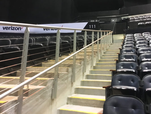 The use of decorative railing at professional sports stadia | Stadia ...
